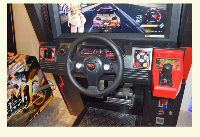 Speed Drive 4 Arcade Video Cai Racing Game Machine for Sale