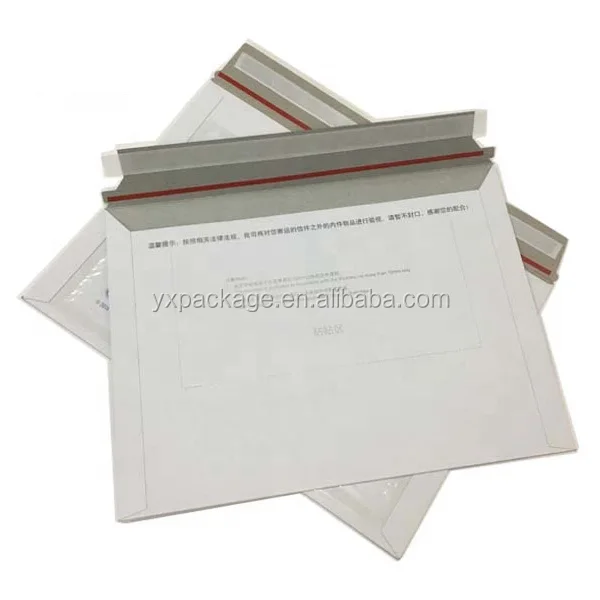 Custom Printed Hard Paperboard Shipping Mailers Envelope,Dhl/postal ...
