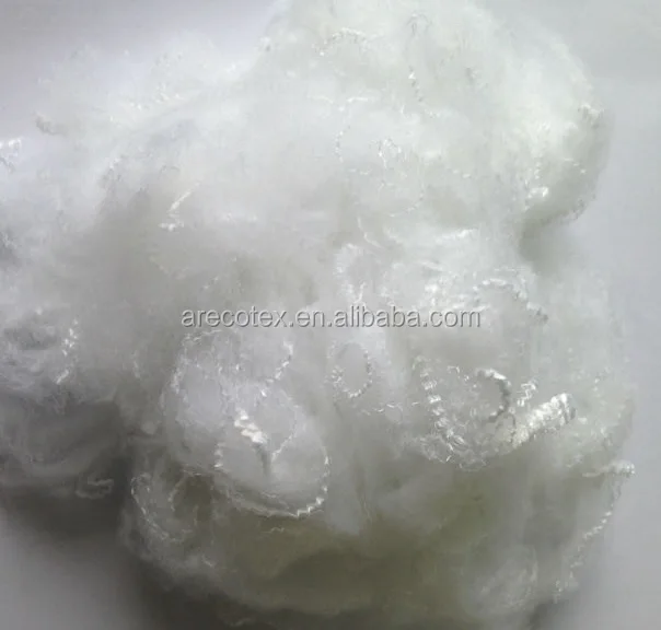 Recycled Psf Raw White Semi Dull Polyester Staple Fiber 1.4dx38mm - Buy ...