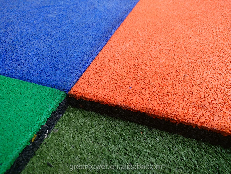 Red Yellow Blue Green Safety Pure Epdm Rubber Outdoor Floor Mat - Buy ...