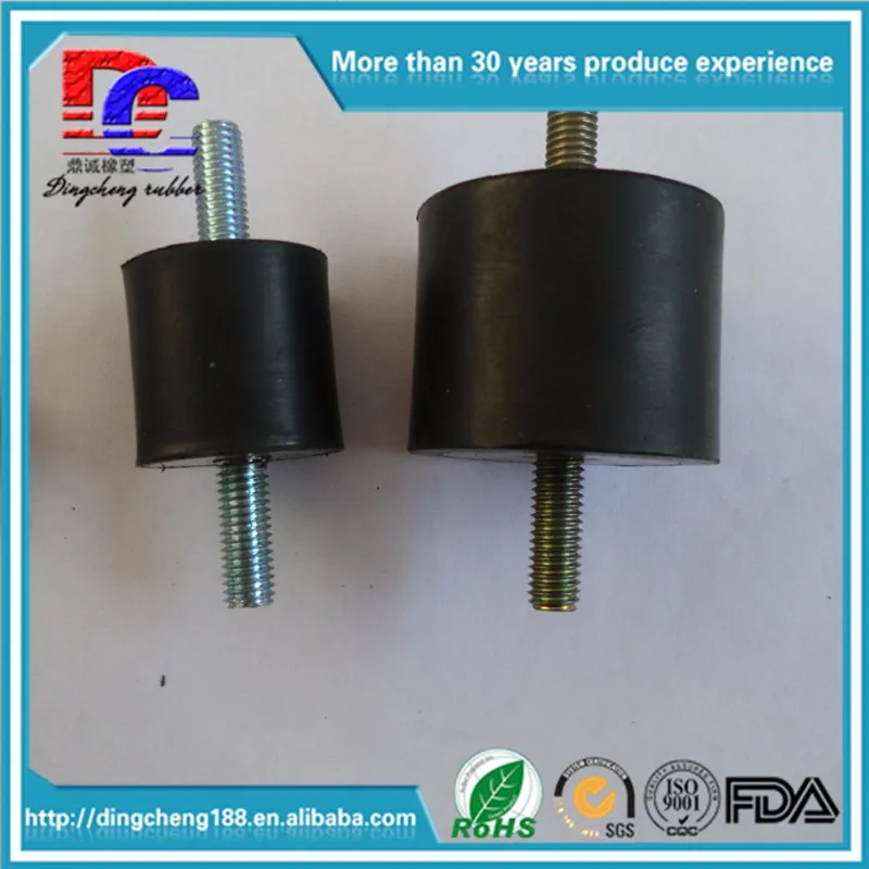 Air Compressor M8 Rubber Vibration Mount Isolator Damper 40mm X 30mm ...