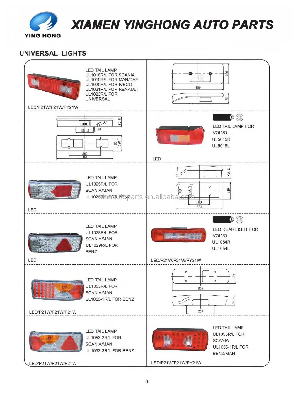 21221151 21221152 Fog Lamp 21221153 21221154 For Volvo Fh/fm 2012 Truck ...