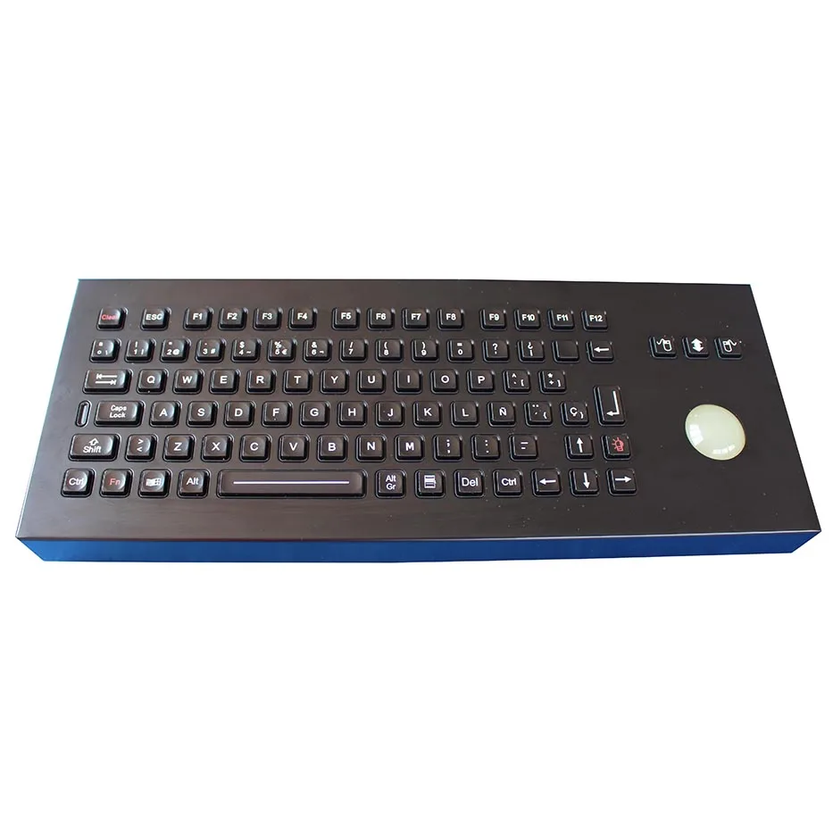 Ip65 Waterproof Laser Trackball Military Mechanical Keyboard - Buy ...
