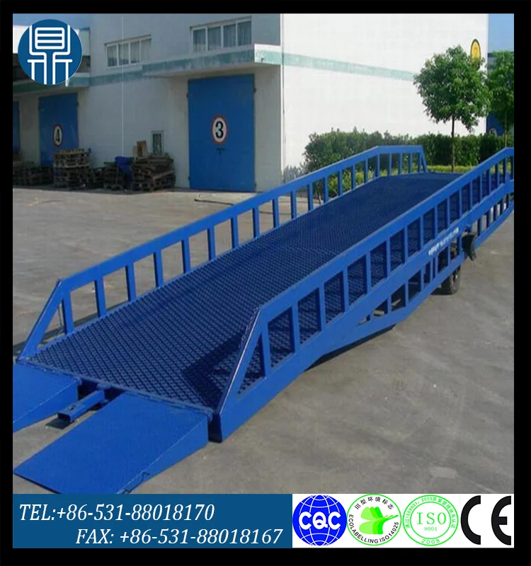 12t Hydraulic Truck Portable Loading Ramps For Trailers - Buy Loading ...