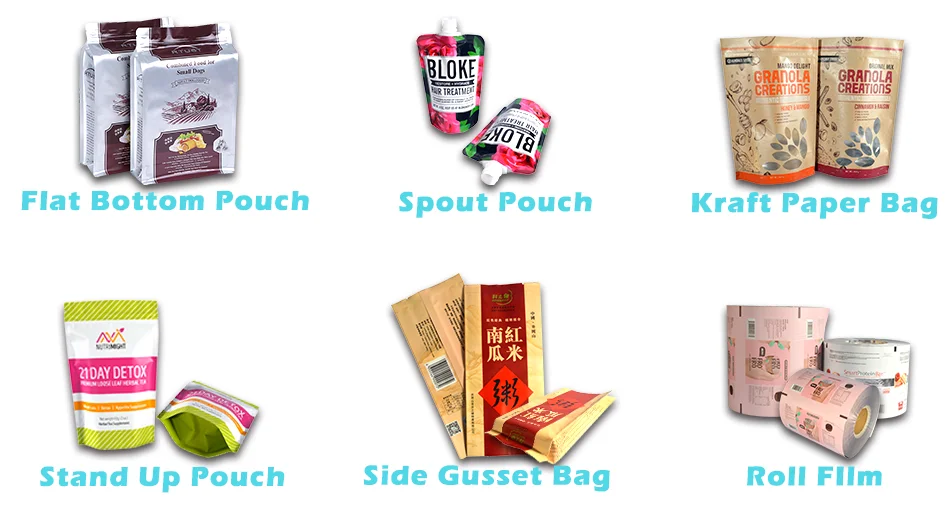 Customized Shiny Black Corner Spout Pouch / Low Moq Black Matte ...