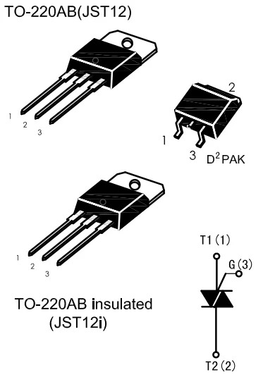 Jst12a600bw Triacs Scr Transistor Jst12a600bw Thyristor Scr Jst12a600bw - Buy Jst12a600bw ...