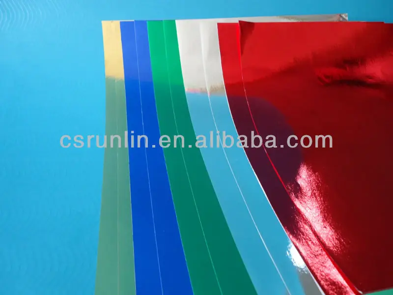 Metallic Paper Sheet With Sticker Back/ Self Adhesive Metallic/laser ...