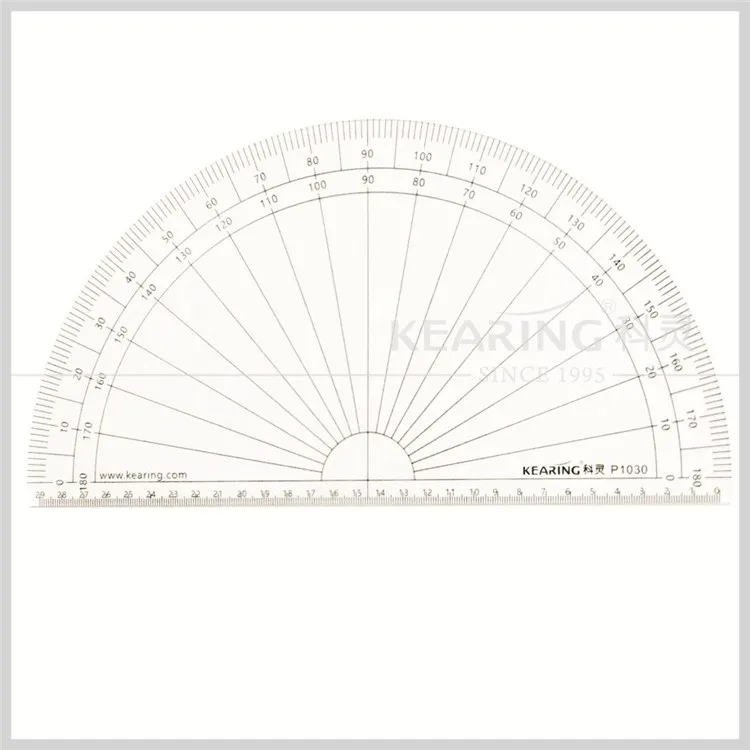 Kearing 30cm Sew Protractor Corner Layout up for 180 Degree , 3 mm ...