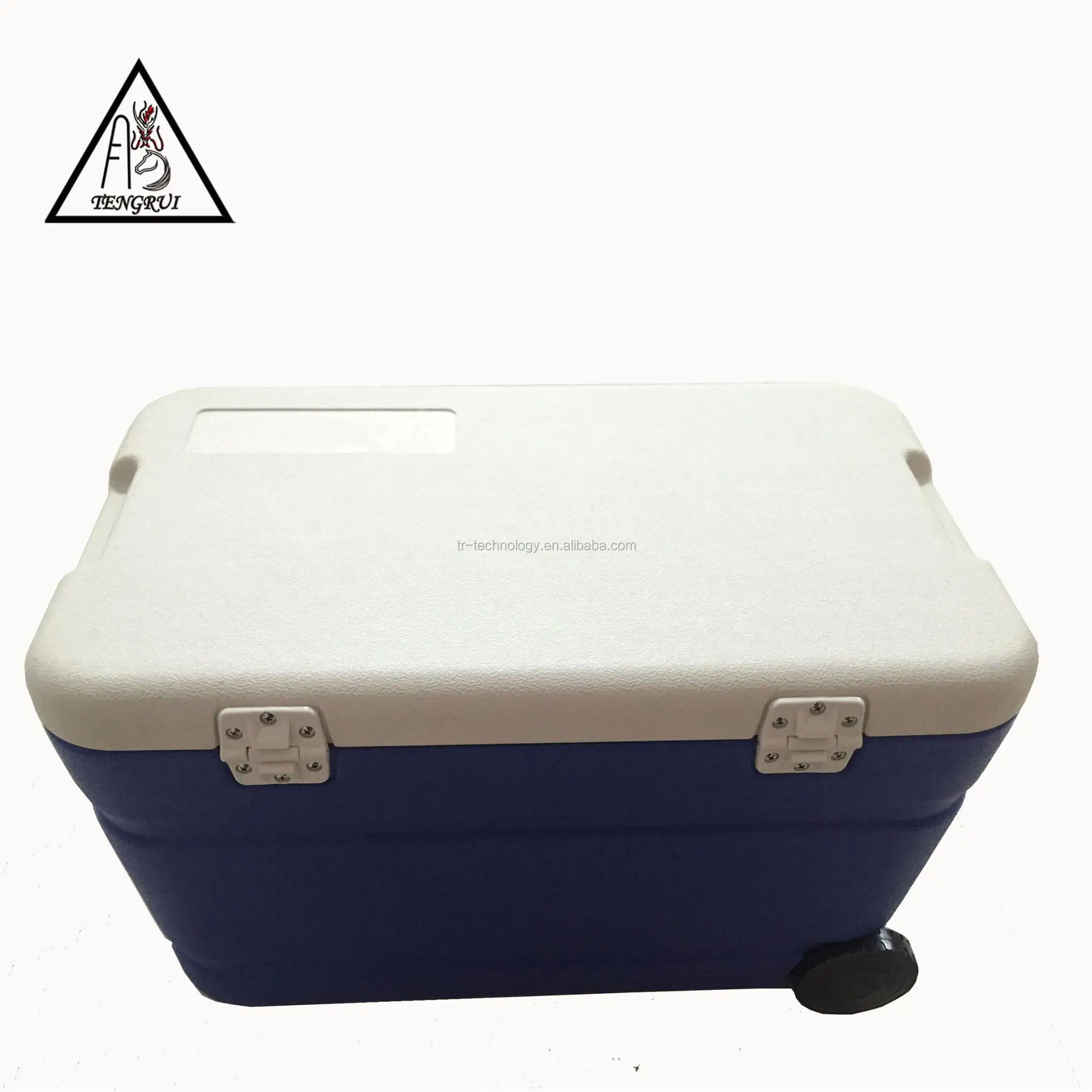 43l Transport Food Cooler Box With Trolley - Buy 43l Ice Cooler Box ...