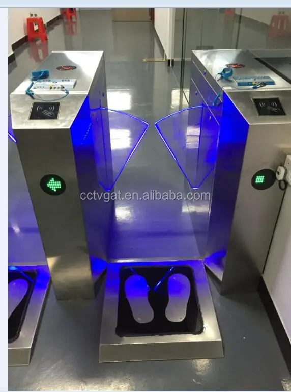 Goldantell RFID Reader Self-Check and Alarm Function ESD Test Turnstile