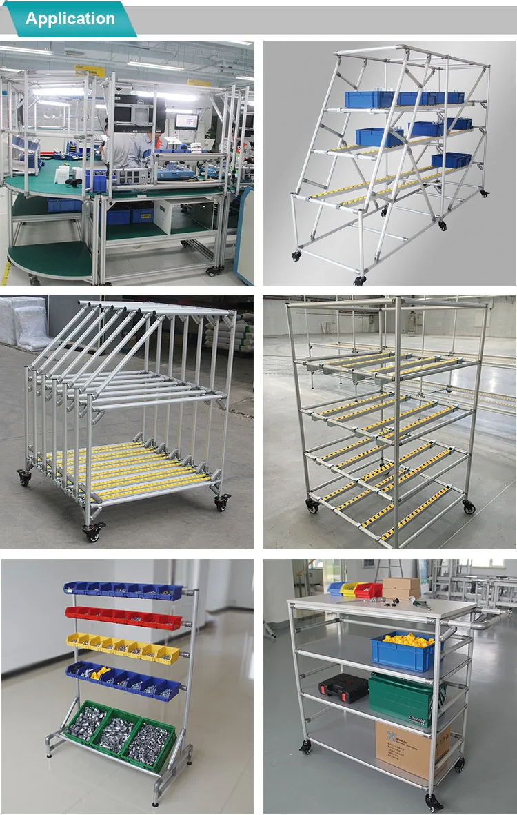 Light Weight Aluminum Warehouse Pipe Rack Storage Pipe Racking Systems ...