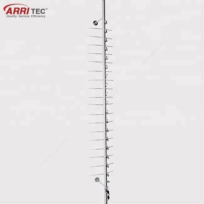 Wall Mounted Optical Store Display 20frames Aluminium Eyewear Locking ...