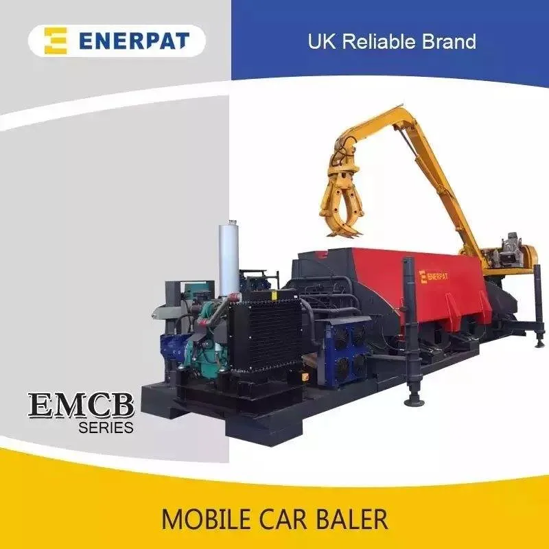 Waste Car Baler/car Compactor/enerpat Scrap Car Recycling Equipment ...