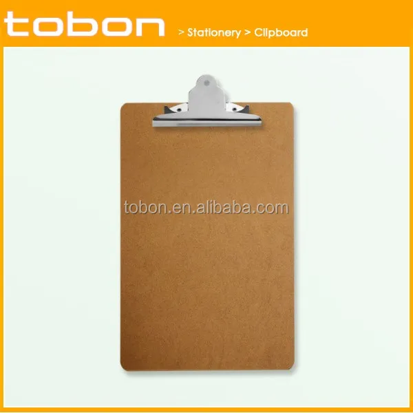 Fc A4 A5 Natural Color Mdf Clip Board Wooden Clipboard - Buy Clipboard,Mdf Clipboard,Wooden ...