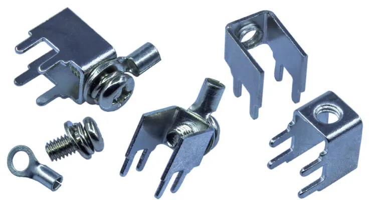 PCB Soldering Terminal - Customized Tin Plating Brass Block