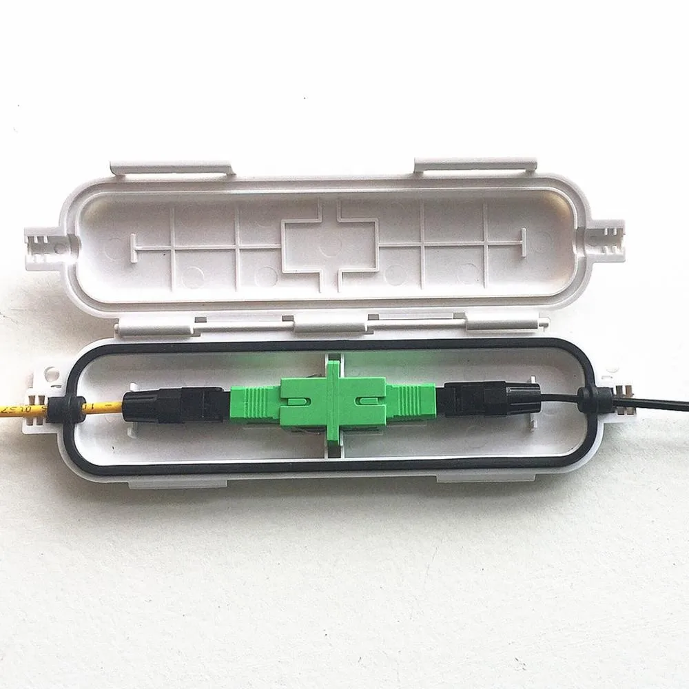 1 Core Fiber Optic Drop Cable Fusion Splice Protection Box - Outdoor ...