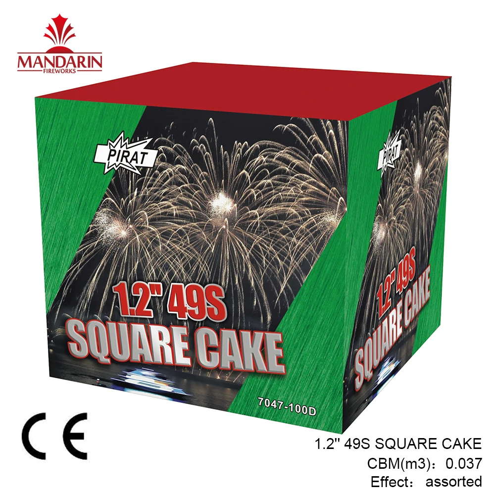 1.2" 49 Shots W Shape Wholesale Chinese Fireworks Cake With Effects ...