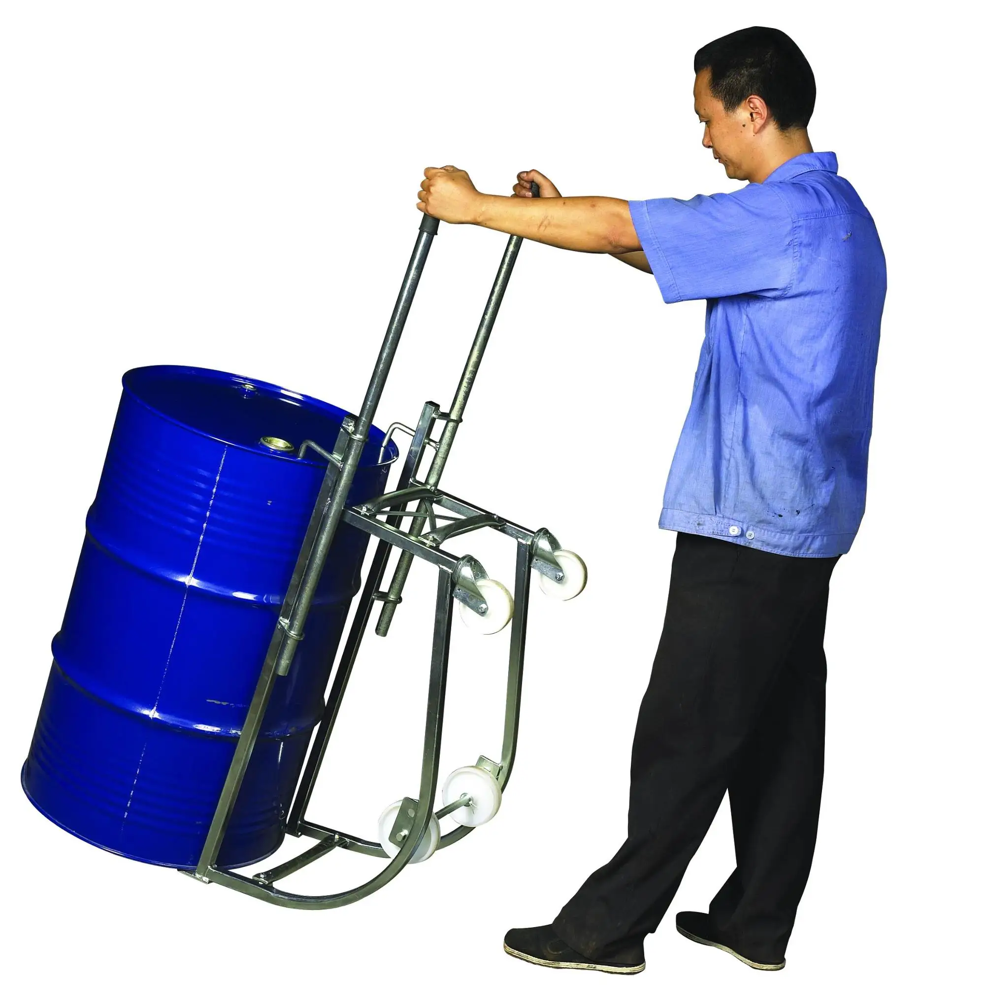 Giant-Move Manual Oil Tank Carrier with Wheels – 270KG Capacity Drum ...