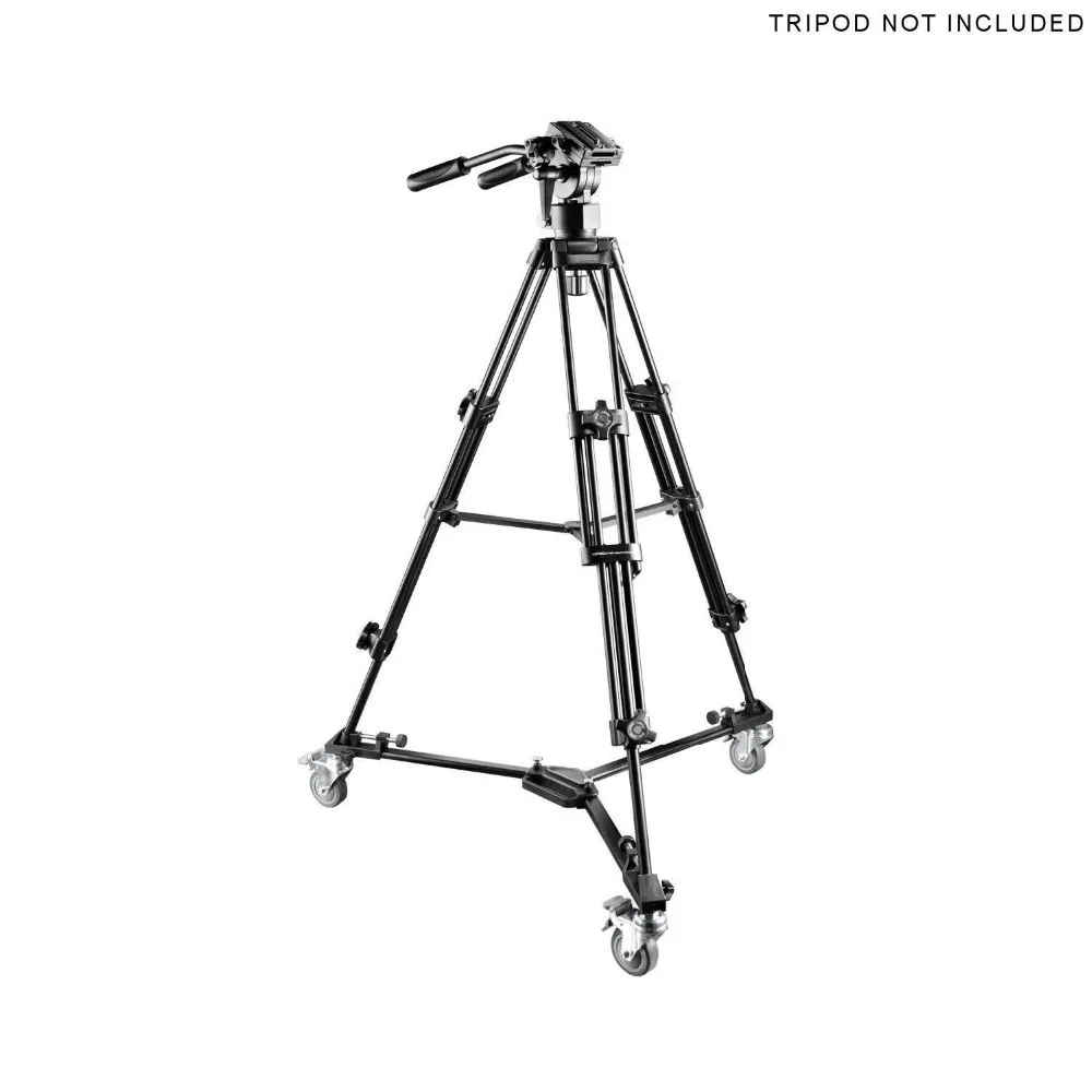 Universal Folding Aluminum Light Stand Tripod Castor Pro 3 Wheels - Buy ...