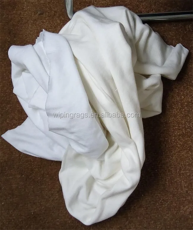 White Waste Cloth New Cotton Wiper Rags In Bales For Machine Cleaning ...