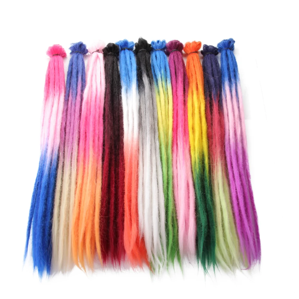 Alileader 2 Tone Colors Dreadlock Crochet Braid Handmade Hair ...