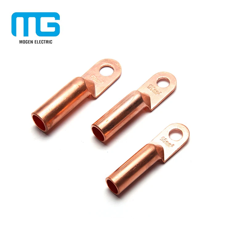 Acid-cleaning 120mm2 Dt Series Copper Lug Terminals Metallic Cable Lugs ...
