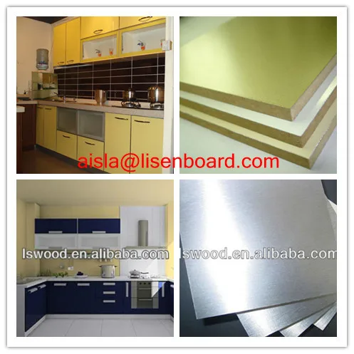 Colored Aluminum Foil Plywood/mdf / Metal Uv/aluminum Faced Hdf - Buy ...