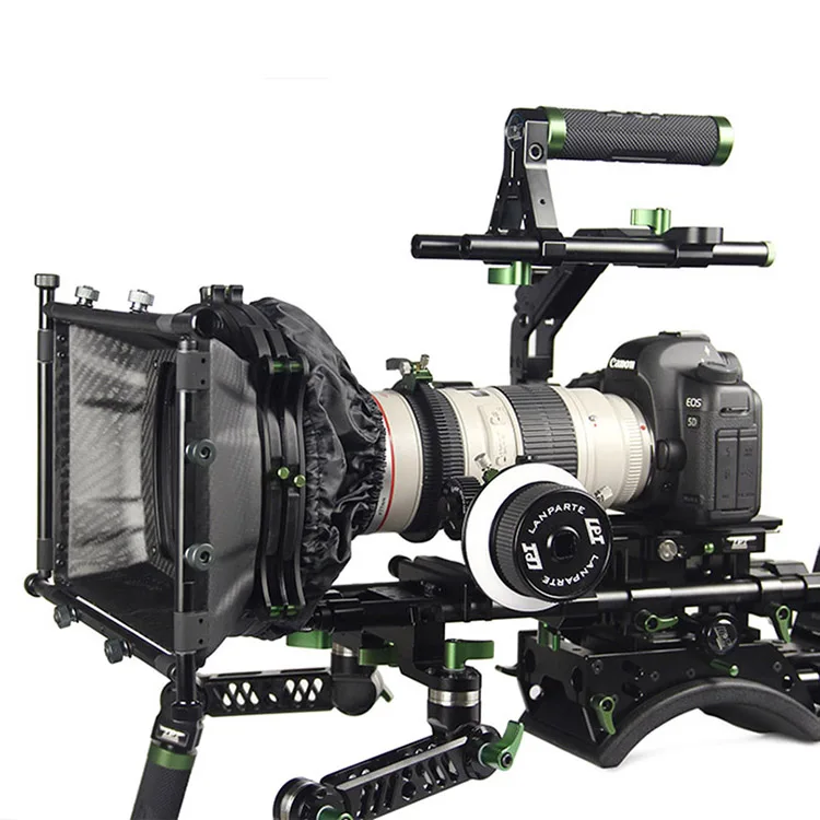 Lanparte Pro Shoulder Support Camera Kit With A/b Stop Follow Focus And ...
