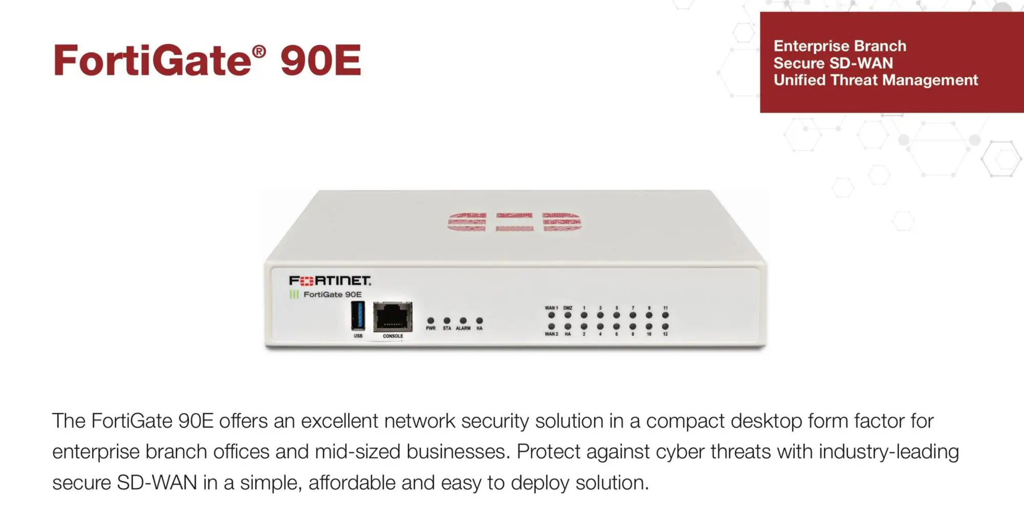 Fortigate-90e Security Appliance Fg-90e - Buy Fg-90e,Firewall,Fortinet ...