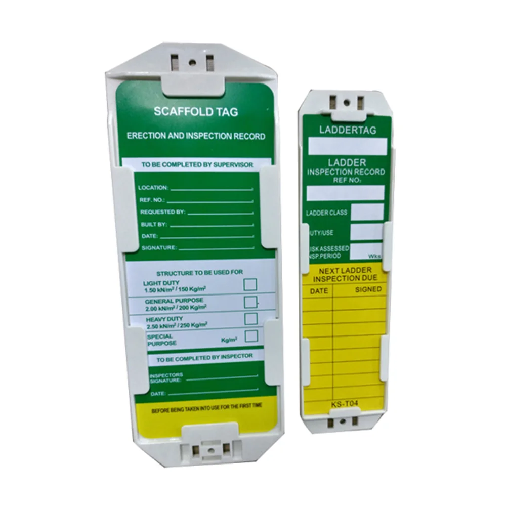 Scaffolding Scaff And Ladder Idenfification Safe Tag Price - Buy ...