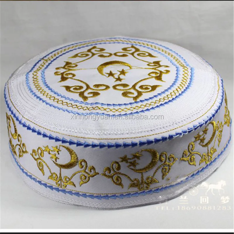 Factory Custom Muslim Hijab Fashion Malaysia Kufi Hat For Men - Buy ...