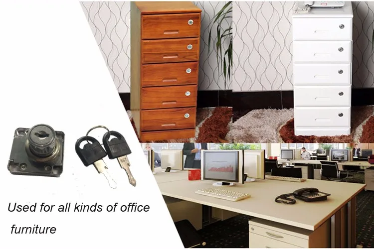 Furniture Lock Type Computer Key Drawer Lock/metal Cabinet Door Lock ...