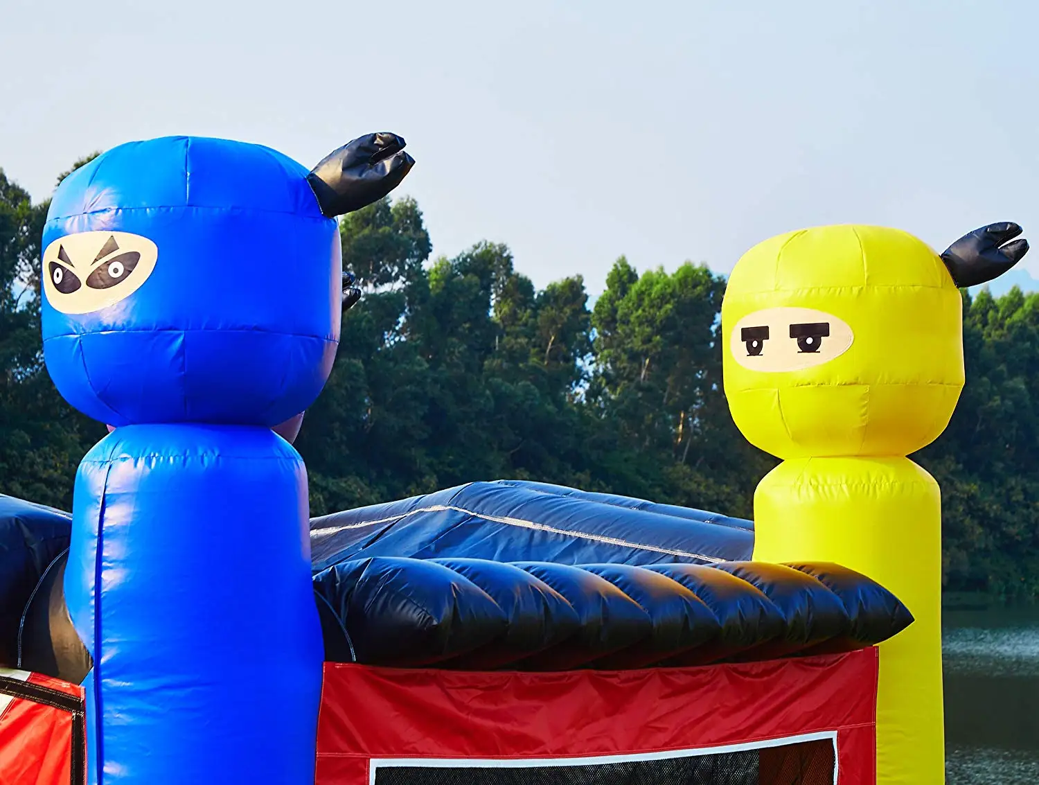 Commercial Grade Inflatable Ninja Jumping Bounce House With Slide Party ...