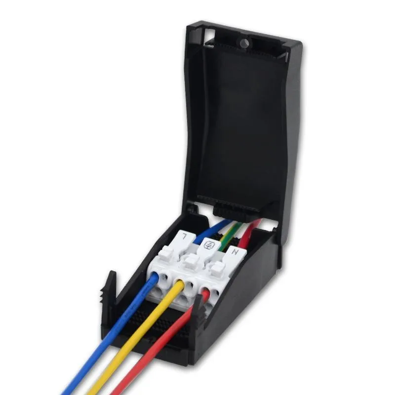 Factory Direct 4-pin Screwless Quick Junction Box Terminal Protection ...