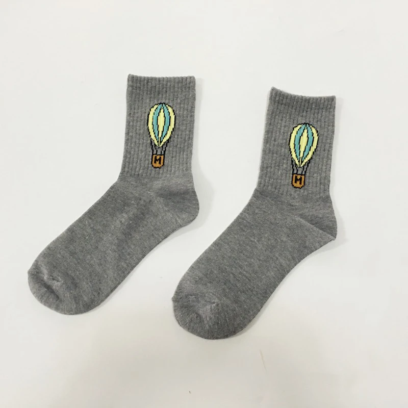 Patterned Design Flame Bomb Baseball Harajuku Cool Fashion Socks Hip ...