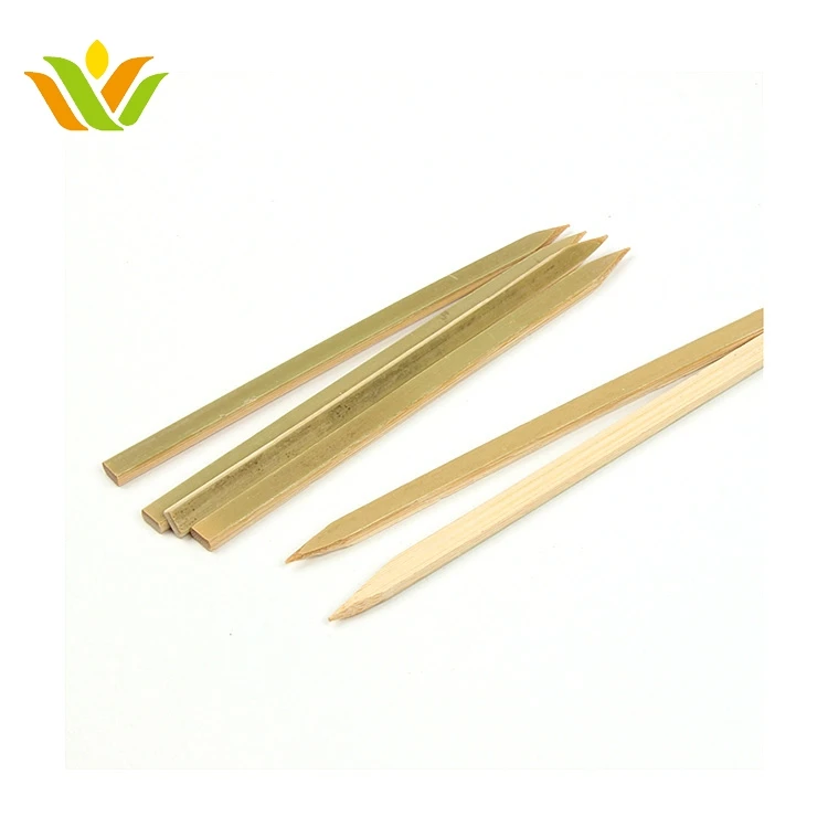 Eco-friendly Kebab Meat Skewers Bamboo Bbq Flat Skewer - Buy Kebab Meat ...