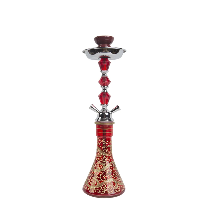 WOYU Turkish Double Iron Shisha Chicha Pipe - Enjoy Tobacco Smoking