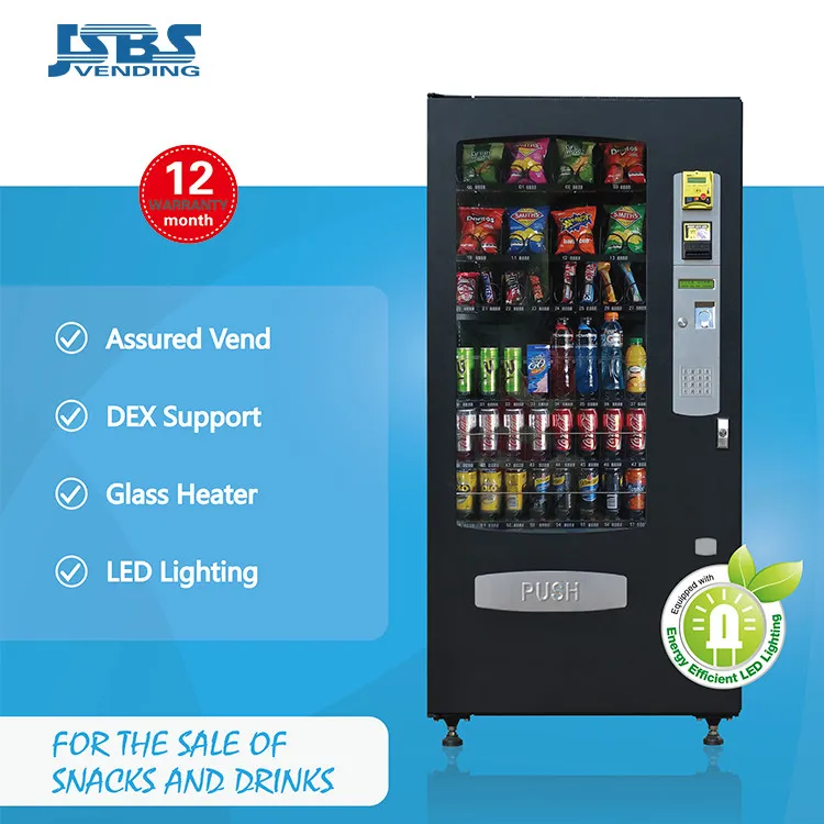 JSBS VCM-4000 Combo Snack Vending Machine - Automatic Spiral Vending