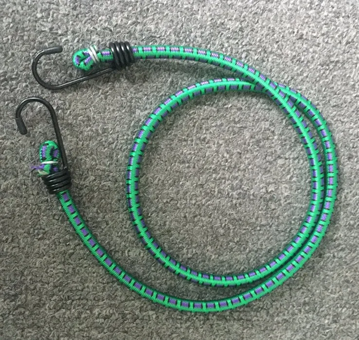 Popular 8mm Rubber Binding Rope Elastic Bungee Rope Rubber Rope With 2 ...