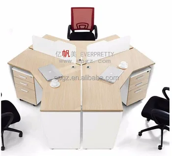 New Style 3 Person Desk Office Workstation/office Furniture For Staff ...