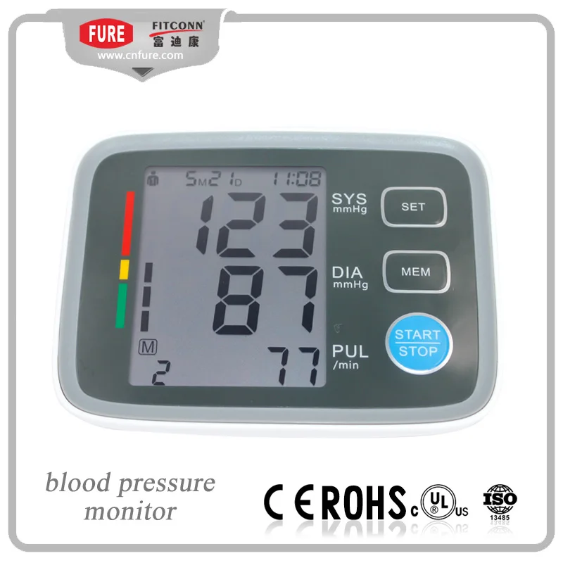 Automated Oscillometric Blood Pressure Measuring Monitor Device - Buy ...