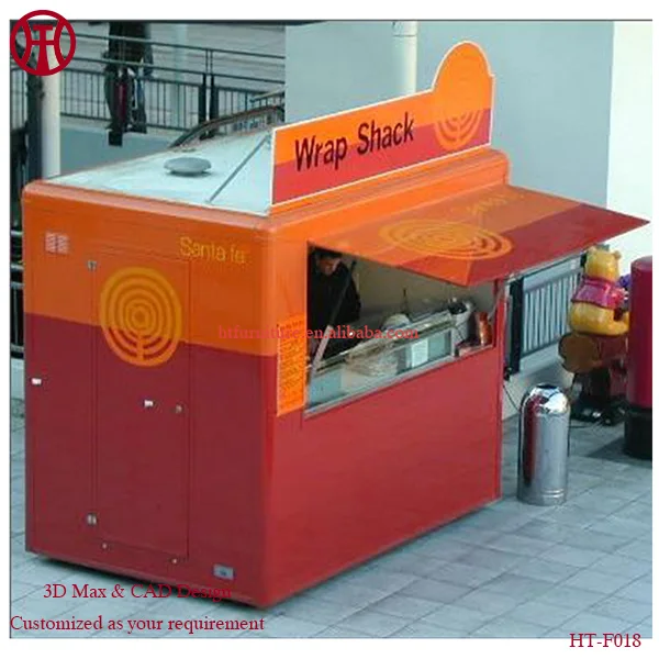 Mobile Outdoor Kiosk With 4 All-round Wheels And Water-proof Material ...