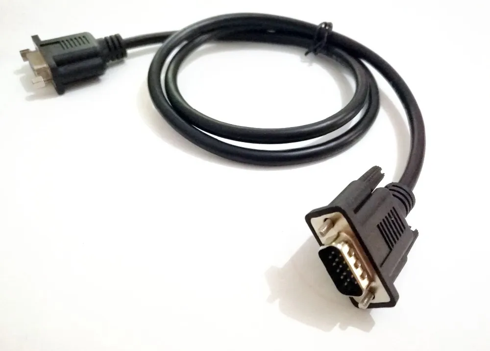 Svga Vga 15 Pin Monitor Female Panel Mount Cable Faceplate Stub 0.9m ...