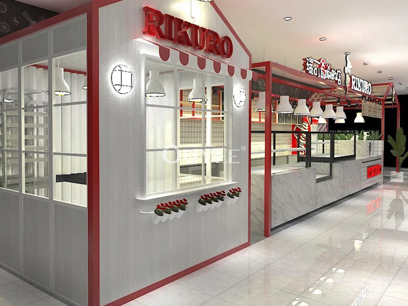 Customized Food Kiosk Design Ideas - Japanese Kiosk Design