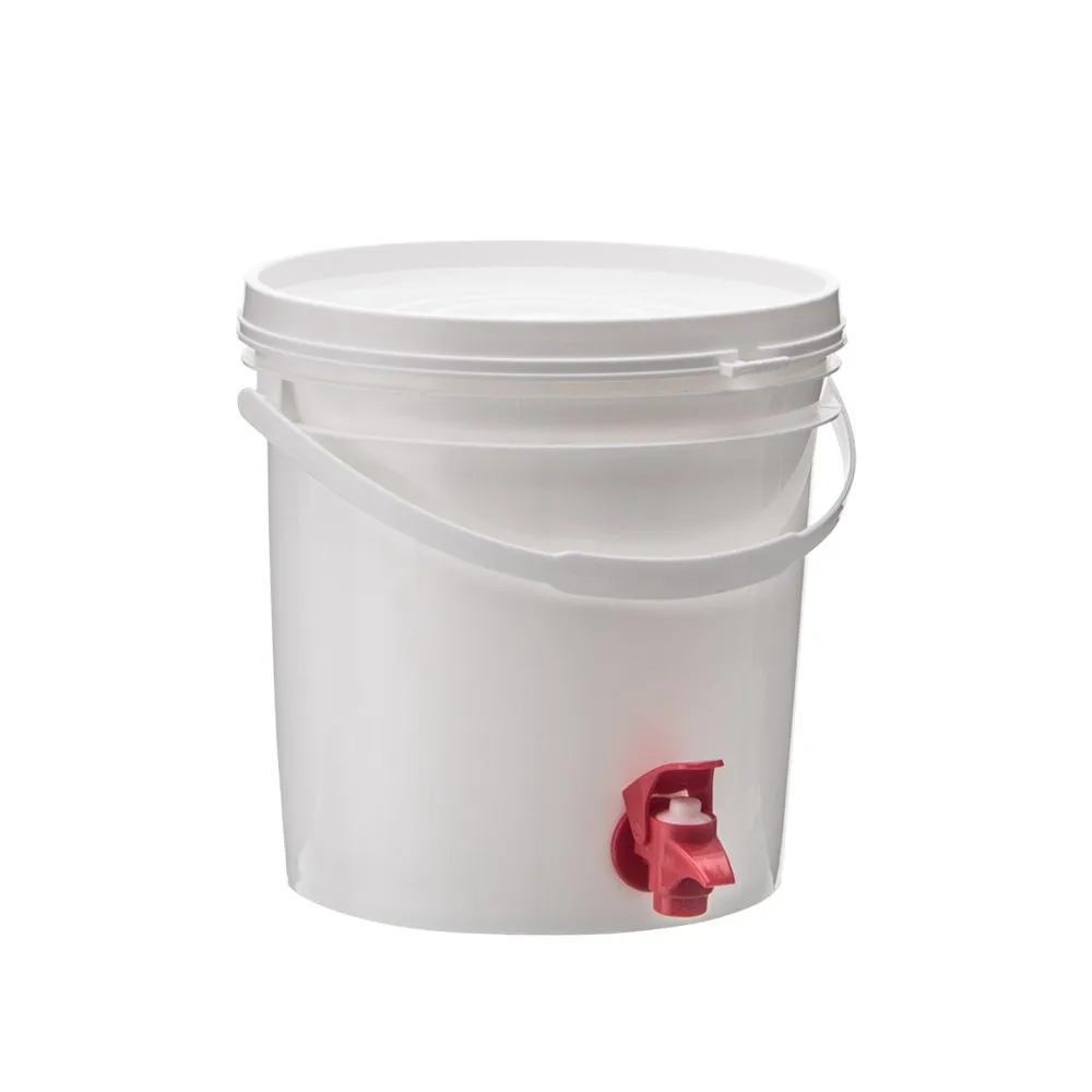 Wholesale Food Grade 4l 1 Gallon Cheap Plastic Fermenter Bucket With ...