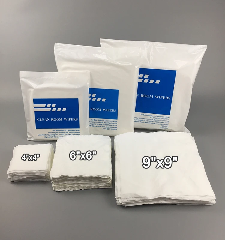 Jw-12511 Free Of Amide Lint Free 100% Polyester Cleaning Room Wipe ...