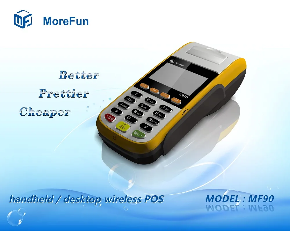 Mf919 Android Handheld Pos Terminal Emv Approved Pos Machine - Buy ...