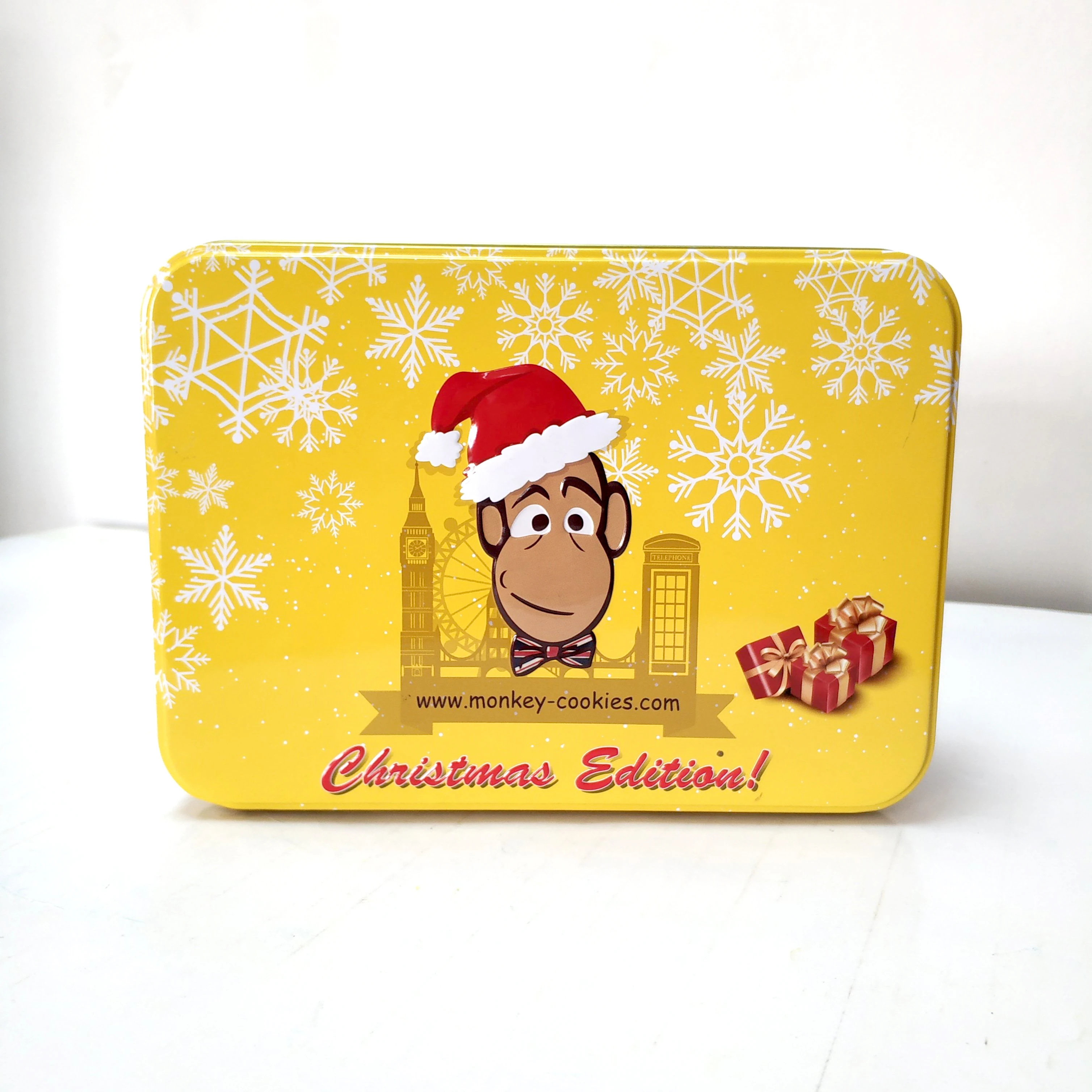 Stackable Cookie Tin Box - Custom Food Grade Biscuit Can