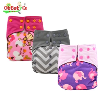 Ohbabyka New Arrival Patterns Washable Terry Cloth Diapers Made In ...