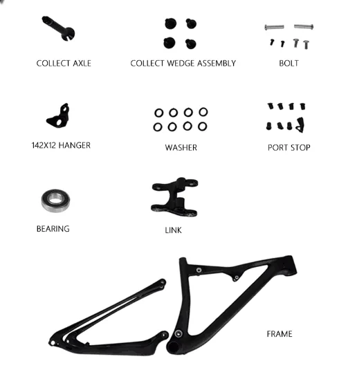 Best Selling Toray Full Carbon Fiber Bicycle Parts Full Suspension ...